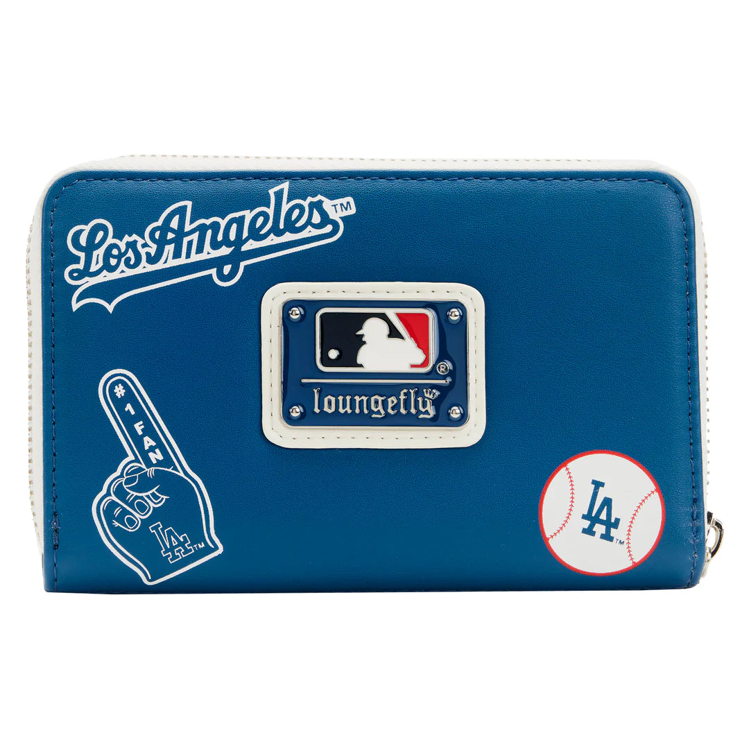 Loungefly Sports MLB LA Dodgers Patches Zip Around Wallet – LuxeBag