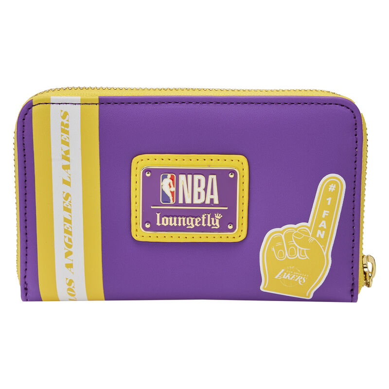 Loungefly Sports NBA Los Angeles Lakers Patch Icons Zip Around Wallet ...