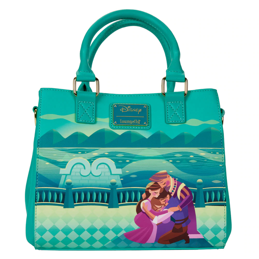 Loungefly Disney Tangled Princess Castle Crossbody Bag – LuxeBag